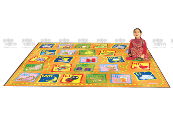 Best Alphabet Activity Carpet (PC6) | ABC Rug - Popcorn Furniture