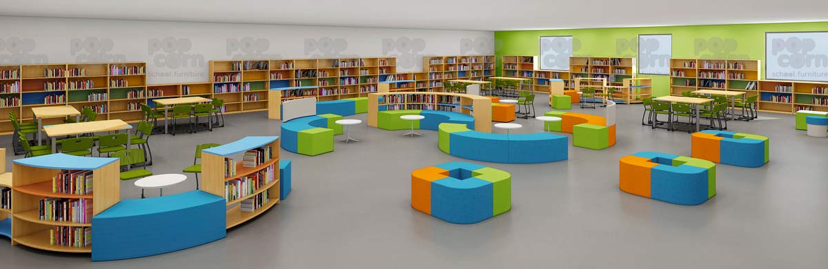 Best College Library Furniture Manufacturer & Supplier | Popcorn Furniture
